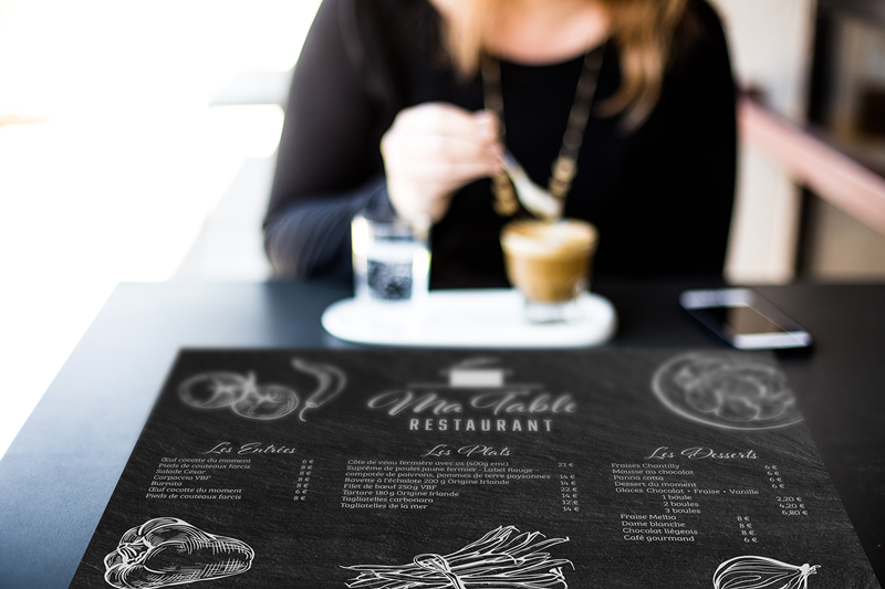 Set de table pour restaurant