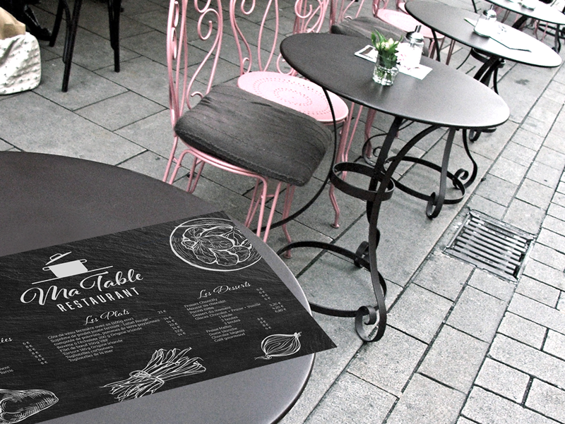 Set de table pour restaurant