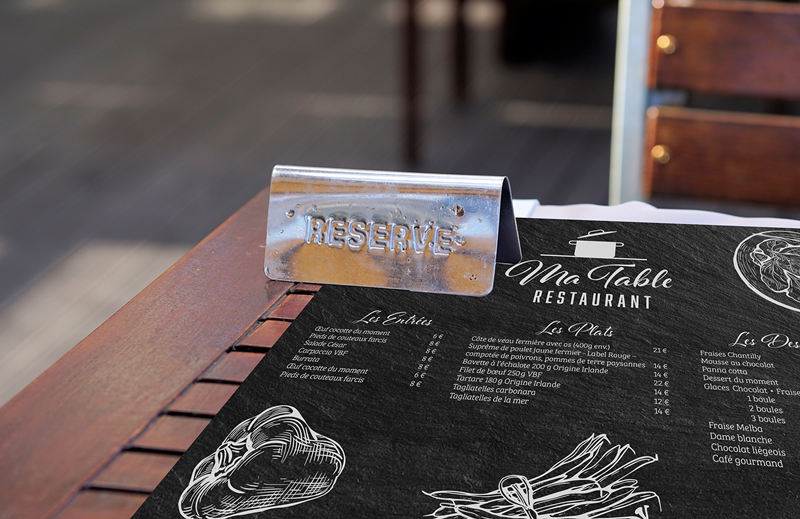 Set de table pour restaurant